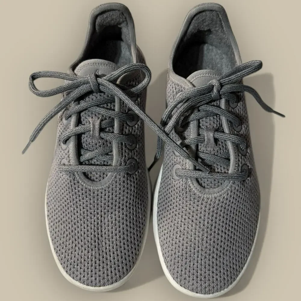 allbirds | Shoes | Allbirds Tr Tree Runners Sneakers Womens 7 Gray Lace ...